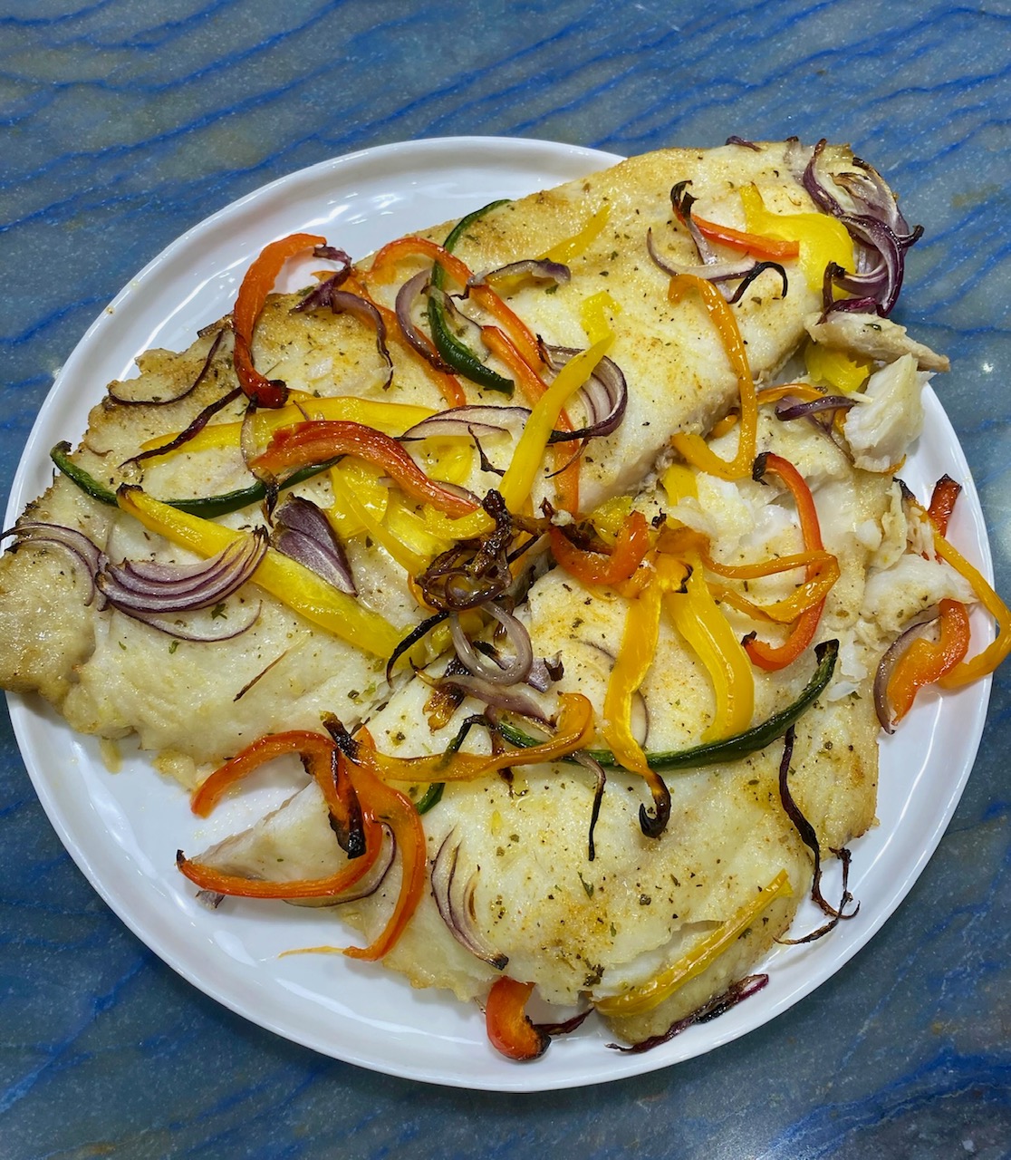 Whole Baked Snapper - Abuela's Cuban Counter