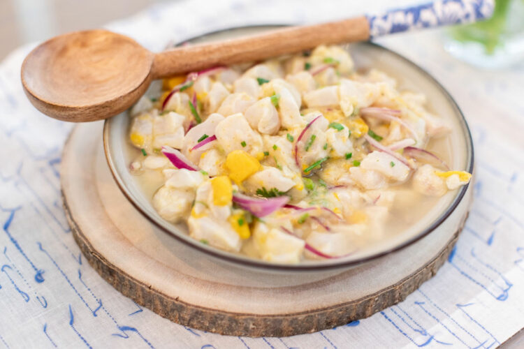 Shrimp Ceviche Verde - Abuela's Cuban Counter