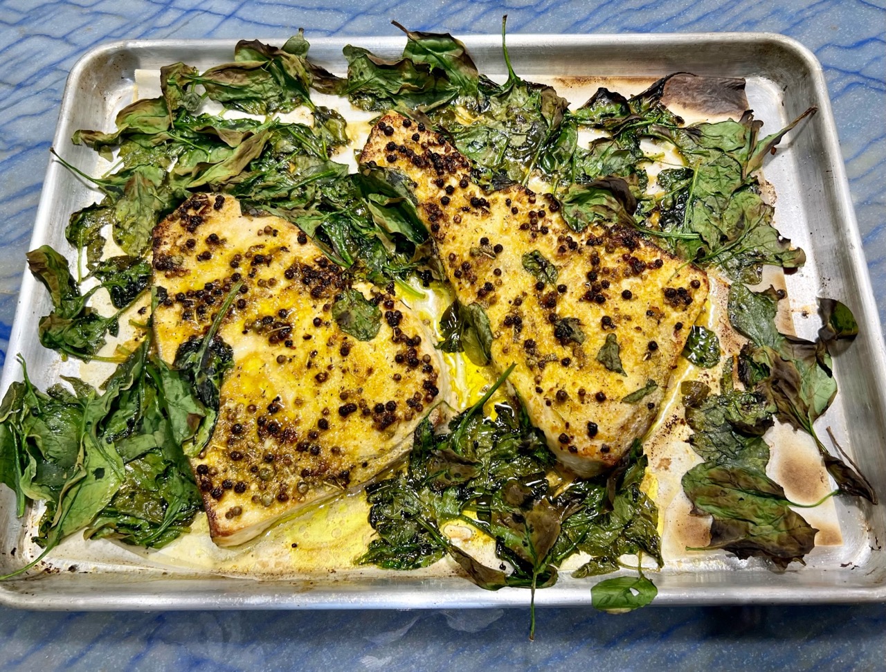 Baked Chicken Thighs with Mushrooms and Leeks - Abuela's Cuban Counter
