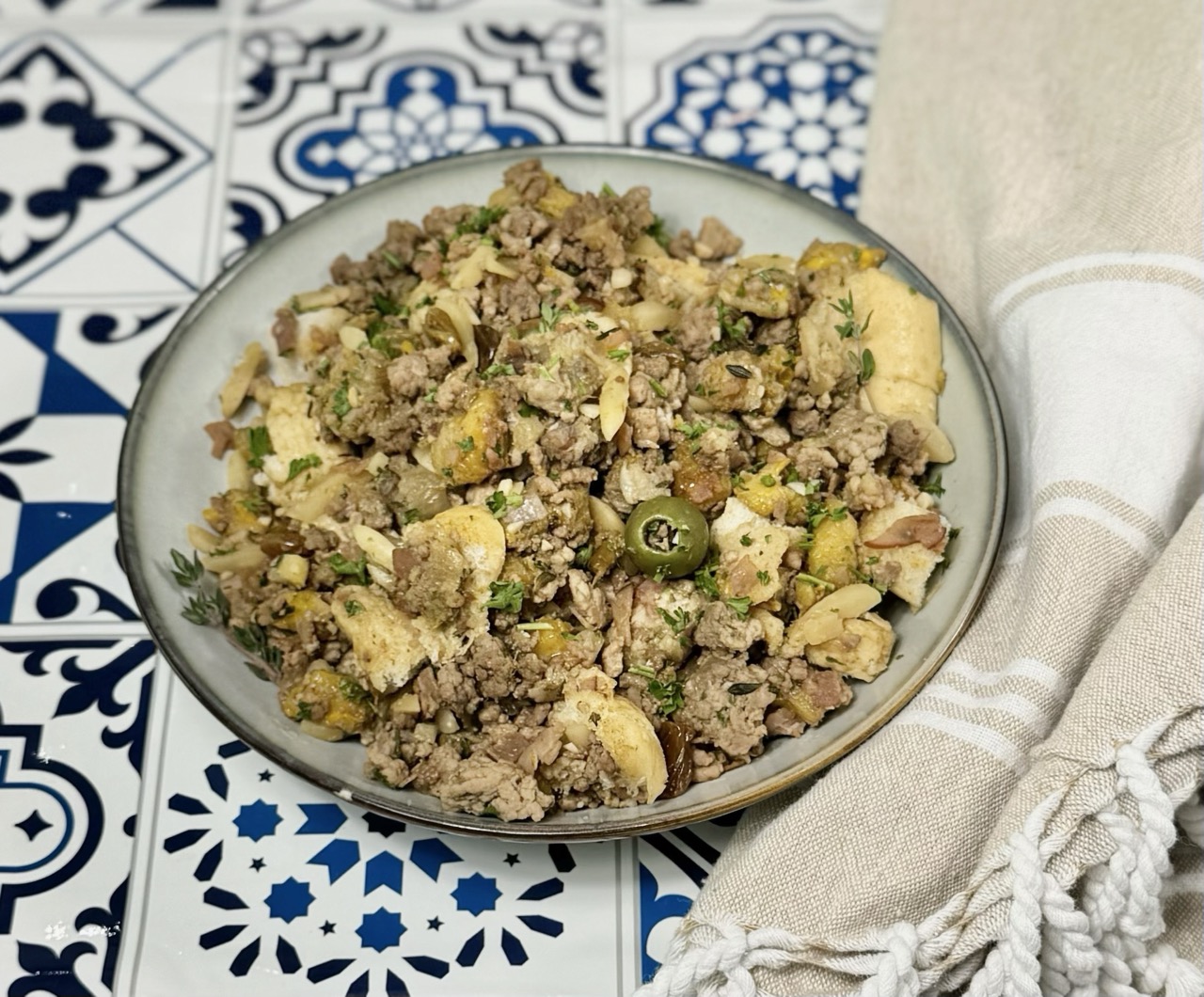 Green Plantain Turkey Stuffing