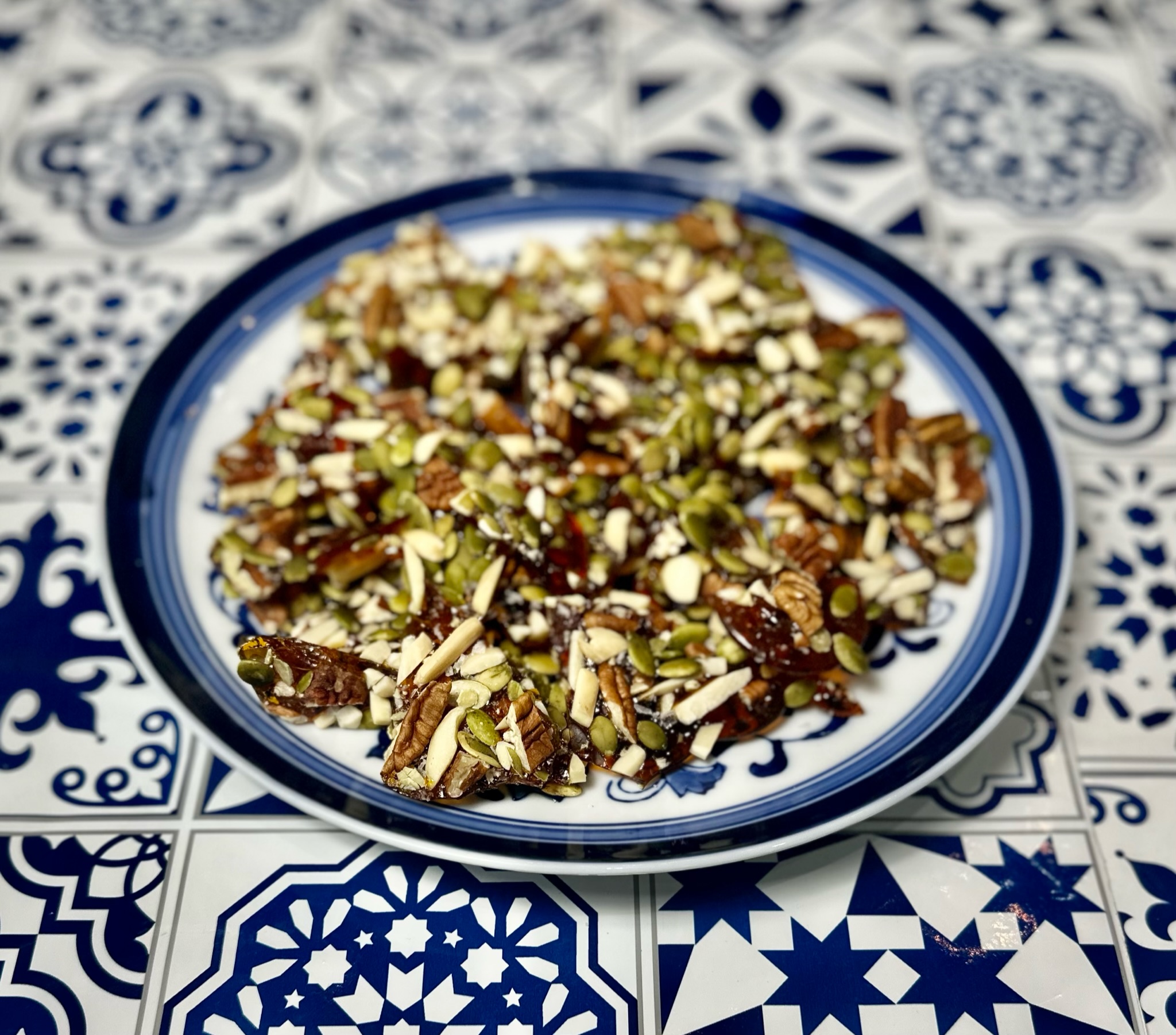 Crunchy Caramel Nut Brittle - Abuela's Cuban Counter