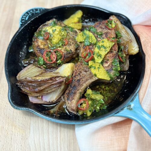 Thick Cut Pork Chops - Abuela's Cuban Counter
