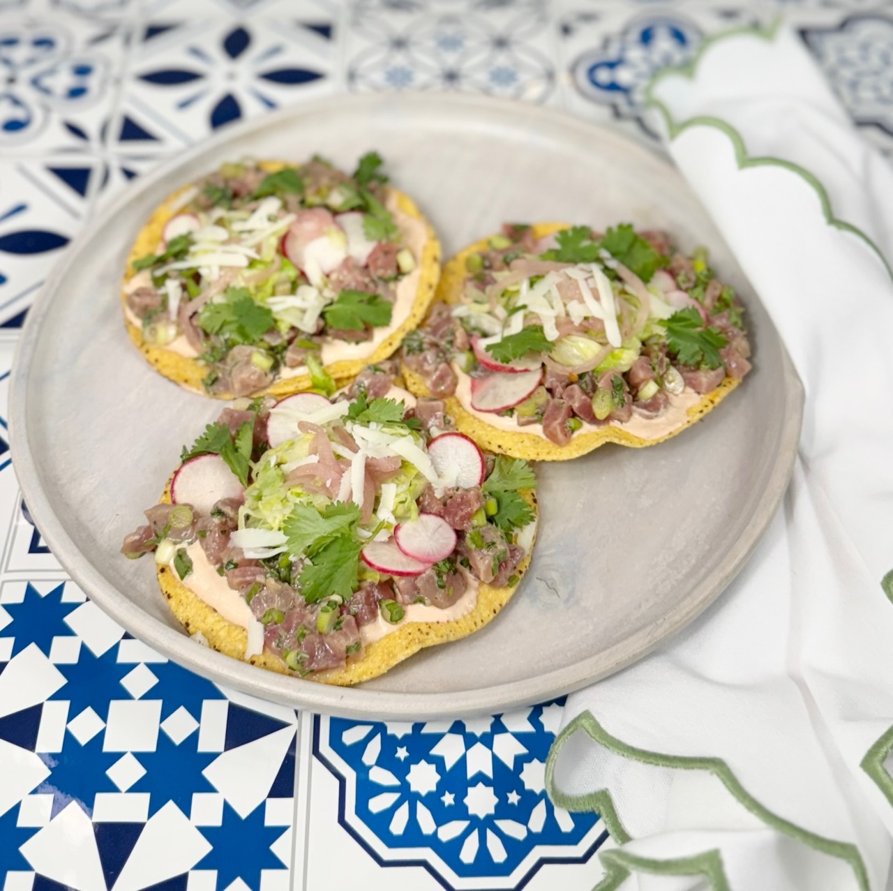 Quick Tuna Tostadas Recipe - Abuela's Cuban Counter